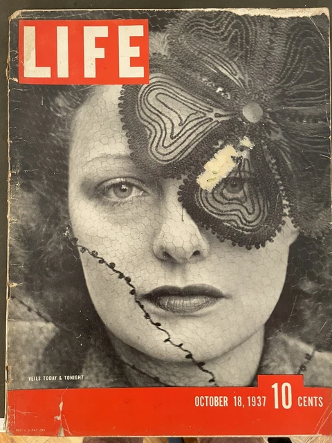 LIFE MAGAZINE- OCTOBER 18, 1937- Mussolini Hitler Visit/Ethiopia/FDR ...