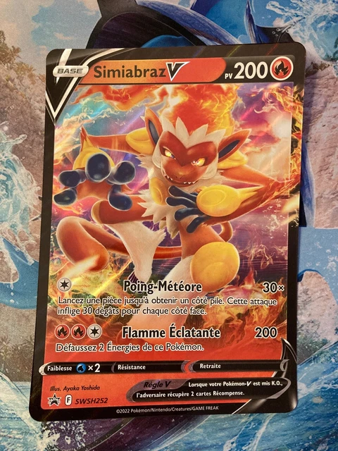 CARTE POKÉMON SIMIABRAZ V JUMBO SWSH252 PROMO EUR 2,90 - PicClick FR