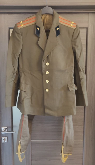 SOVIET RUSSIAN MILITARY Uniform Officer Lieutenant Сolonel Tank Troops ...