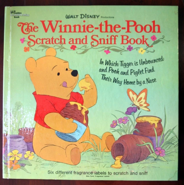 WALT DISNEY THE Winnie-the-Pooh Scratch and Sniff Book 1974 with 6 ...