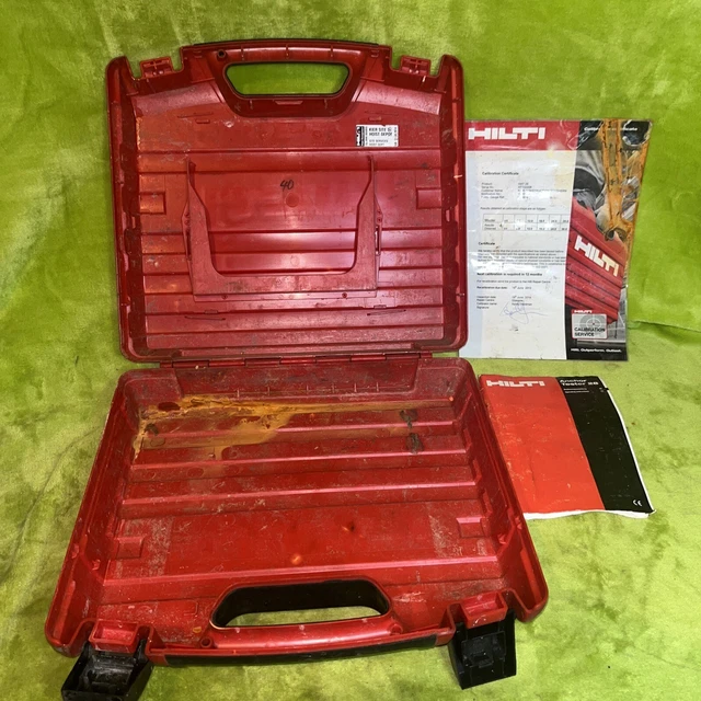 HILTI HAT 28 ANCHOR TESTER Box Calibration Certificate And Instructions ...