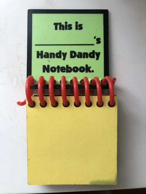 1998 BLUES CLUES Handy Dandy Notebook Viacom International Nickelodeon ...