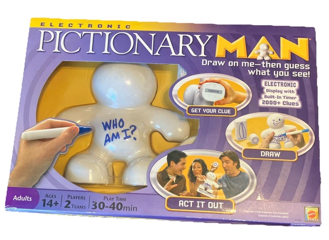 MATTEL ELECTRONIC PICTIONARY Man Charades Game £8.80 - PicClick UK