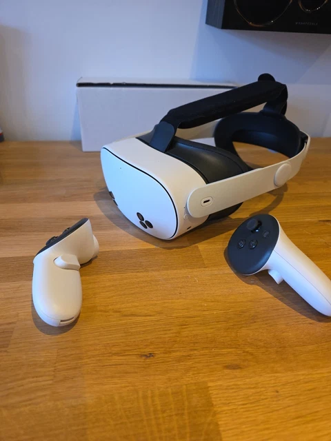 META QUEST 3S Virtual Reality Headset 128GB with Controllers Elite ...