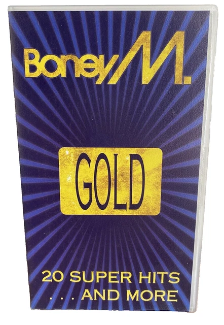 BONEY M VHS Gold 20 Super Hits & More Music Video 1993 Pal Tested $28. ...