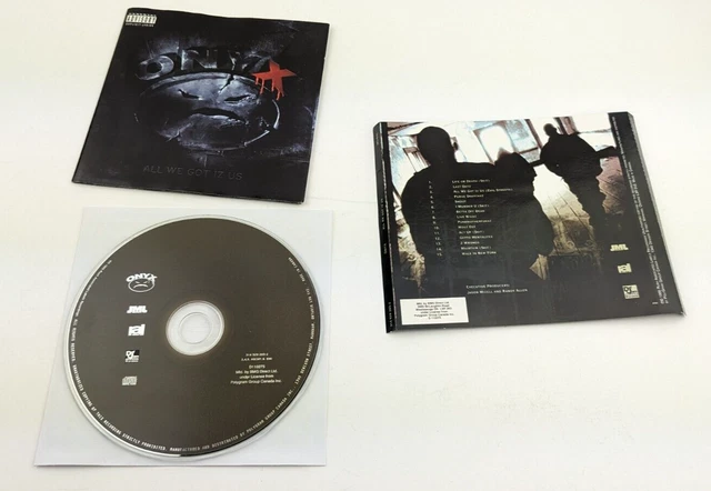ONYX ALL WE Got Iz Us CD 1995 New York gangster boom bap rap hip-hop ...