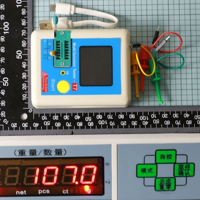 EFFICIENT TRANSISTOR TESTER for NPN PNP MOSFET IGBT JFET Triac Battery ...