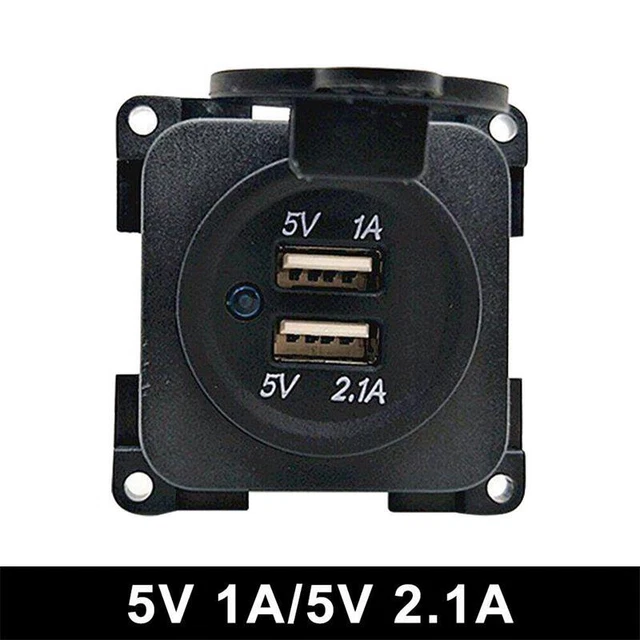 DC 12V CBE C-Line Dual Double USB Socket Charger For Campervan Caravan ...