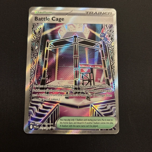 POKÉMON TCG PHANTASMAL Flames Battle Cage 116/094 Full Art Near Mint £4 ...