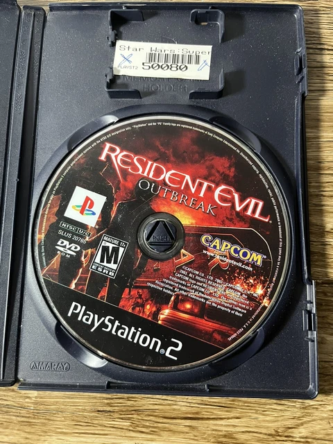 RESIDENT EVIL: OUTBREAK PS2 (Sony PlayStation 2, 2004) Disc Only ...