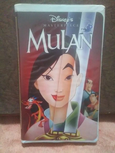 MULAN (VHS, 1998) Disney Masterpiece, Eddie Murphy, James Hong, BD Wong ...