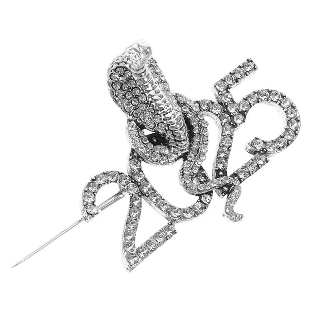 VINTAGE SNAKE BROOCH 2025 Breastpin Lapel Pin Hat Brooch Pin Snake ...
