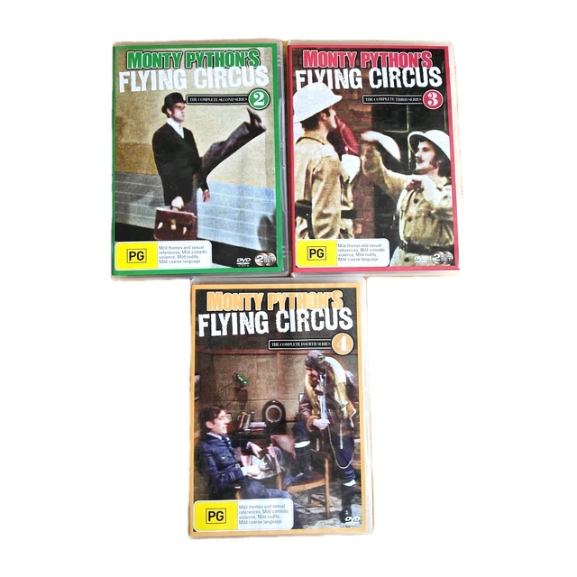 MONTY PYTHON'S FLYING Circus DVD Tv Series The Complete Series 2 3 4 R4 ...