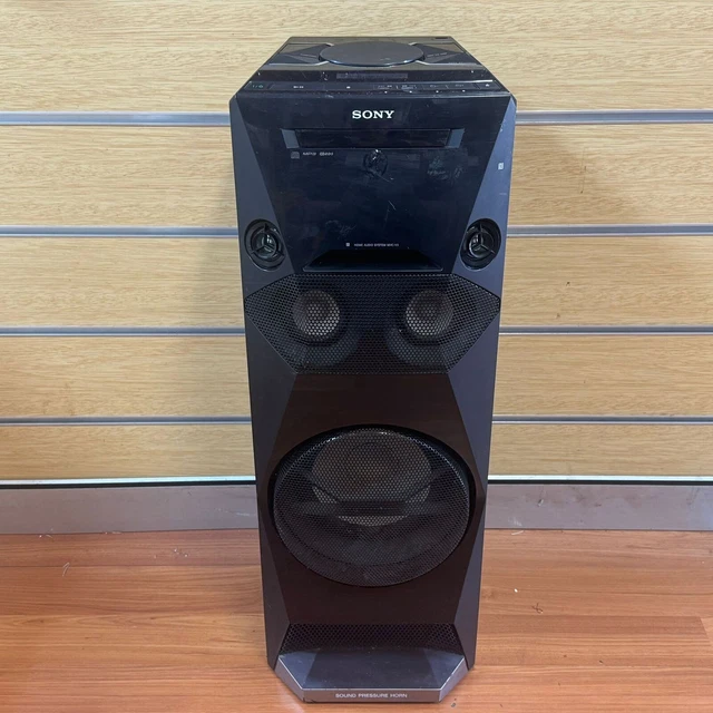 SONY MHC-V3 FLOOR Standing Hi-Fi Stereo System Black Bluetooth FM USB ...