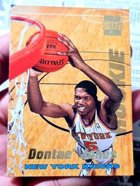 DONTAE' JONES #R18 1996-97 Stadium Club New York Knicks Rookies (Series ...