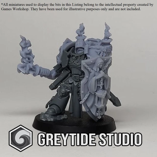 SHIELDS, 3D PRINTED Conversion Parts. Suitable for Warhammer 40k ...