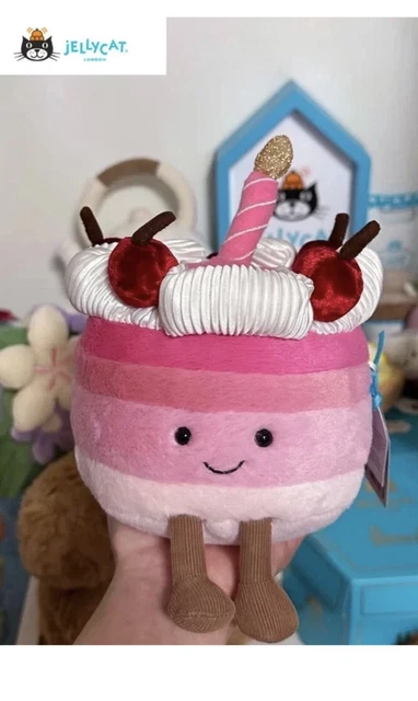NEW JELLY CAT Cheryl Cherry Cake: With dust bag-New with tags Soft Toy ...