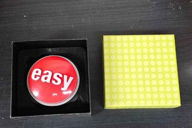 STAPLES EASY BUTTON Red Original GIFT BOX EDITION - NEW Old Stock New ...