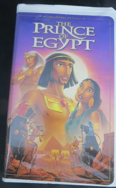 THE PRINCE OF Egypt (VHS 1999) Clamshell Dreamworks Pictures 84848 £1. ...