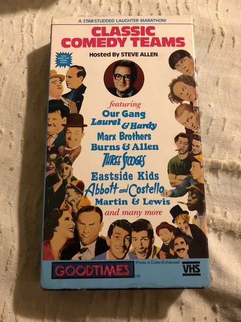 CLASSIC COMEDY TEAMS Steve Allen VHS £5.54 - PicClick UK