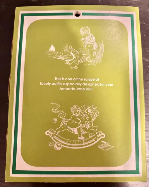 VINTAGE AMANDA Jane Doll Outfit - NRFB checked brown £31.90 - PicClick UK