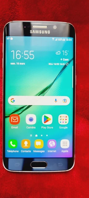 SAMSUNG GALAXY S6 Edge ( SM-G925F ) 5.1" -4G LTE - 32 GO -Bleu-Débloqué EUR 59,00 - PicClick FR