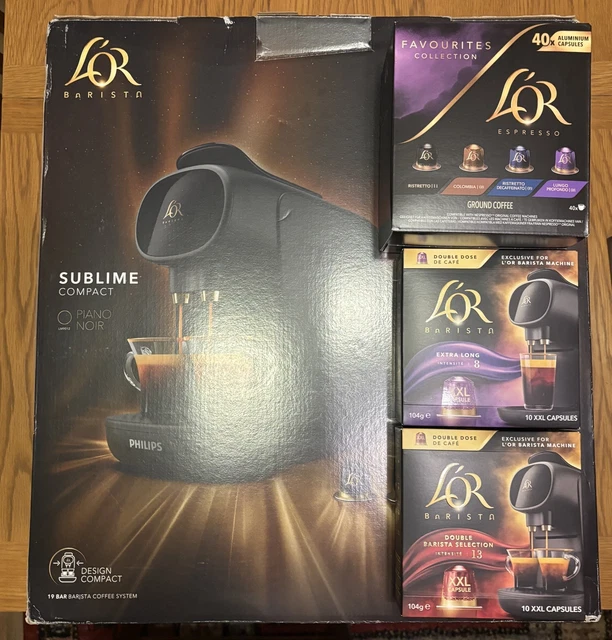 PHILIPS L'OR BARISTA Sublime Compact Capsule Coffee Machine + 60 ...
