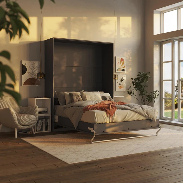 LIT MURAL PLIANT 160cm SMARTBett différentes couleurs Lit mural EUR 1. ...