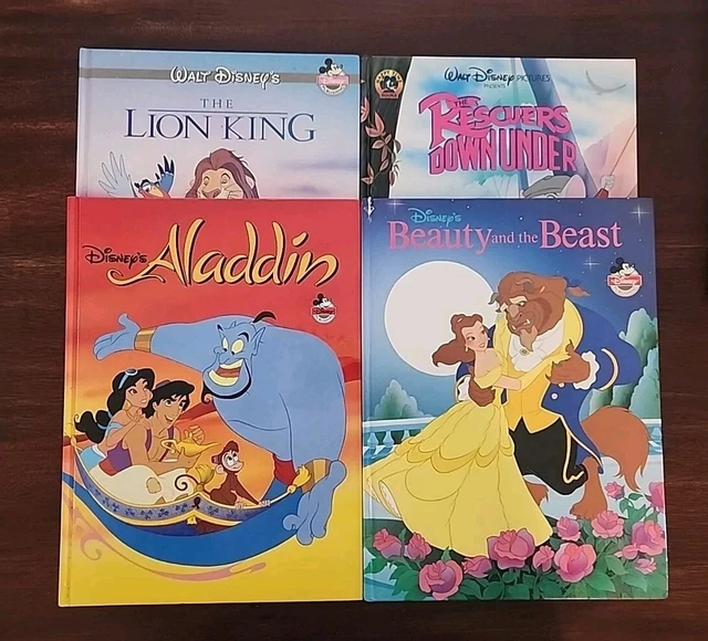 DISNEY'S THE LION KING, Beauty and The Beast, Aladdin, The Rescuers ...