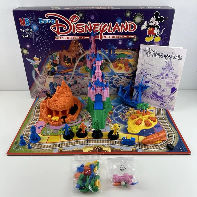 EURO DISNEYLAND BOARD Game 1992 Vintage MB Disney 99% Complete Missing ...
