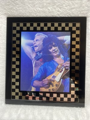 RARE EDDIE VAN Halen & David Lee Roth Fair Carnival Festival Glass ...