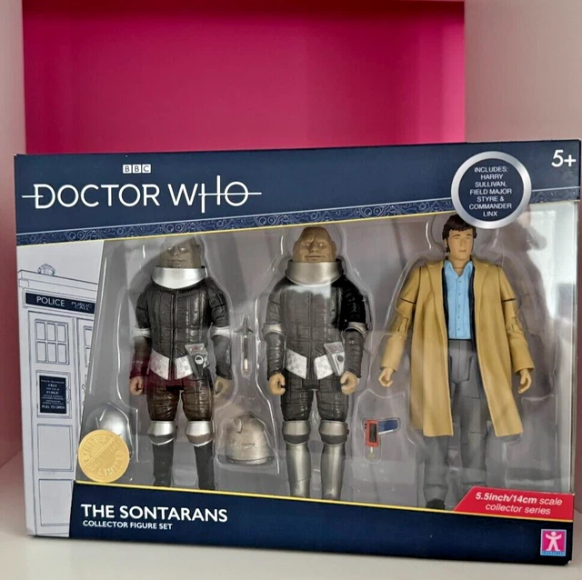 DOCTOR WHO CHARACTER Options The Sontarans 5.5" figure collector set £ ...