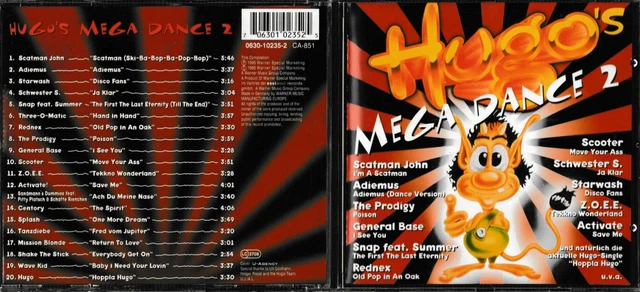 HUGO'S MEGA DANCE 2- u.a. Scooter, Activate, Adiemus - CD EUR 1,90 ...