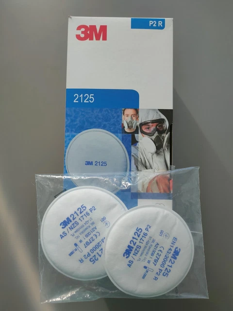FILTRO DE PARTÍCULAS 3M 2125 P2R para mascarillas 3M 6000, 7000 y 7500 ...