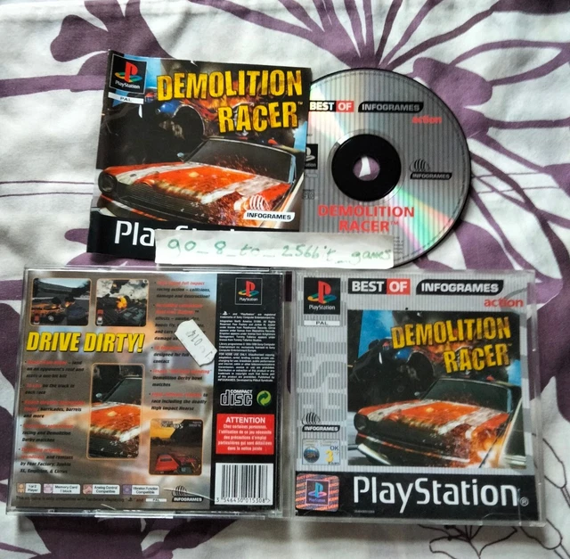 DEMOLITION RACER PS1 (COMPLETA) corse classiche rara Sony PlayStation 1 ...
