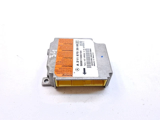 ORIGINAL MERCEDES-BENZ W211 Airbag Control Unit Sensor A2118703985 Q1 £ ...