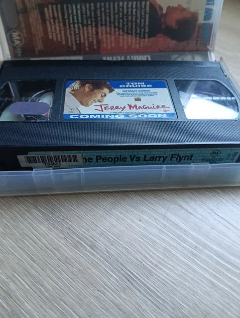 THE PEOPLE VS Larry Flynt VHS Movie Video Cassette Tape Big Box Ex ...