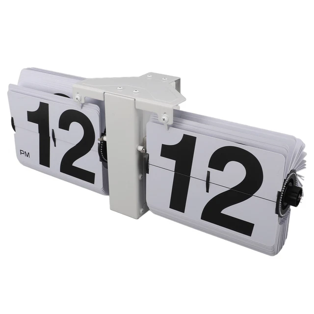 RETRO FLIP CLOCK Mechanical Clock With Large Numbers 304 Stainless ...