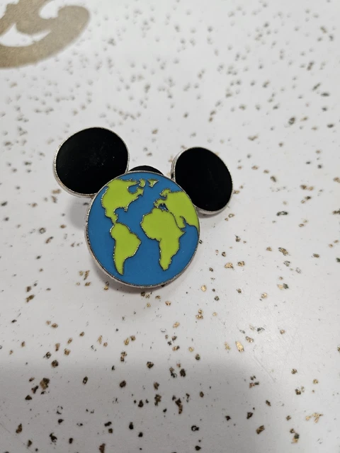 DISNEY TRADING PIN Earth Globe Mickey Mouse Head Icon £5.39 - PicClick UK