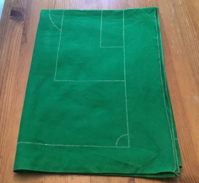 VINTAGE 1960S SUBBUTEO Baize Cloth Football Pitch £4.99 - PicClick UK