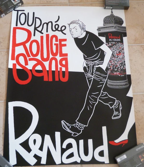 POSTER RENAUD (TOURNÉE Rouge Sang) 2007 EUR 15,00 - PicClick FR