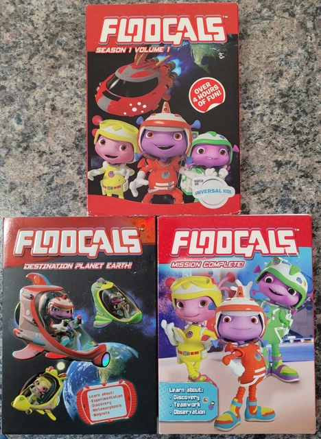 FLOOGALS STAFFEL 1 Band 1, Destination Planet Erde & Mission komplett ...