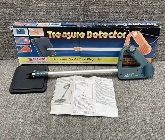 VINTAGE SYSTEMA TREASURE detector 1980's electronic metal detector ...