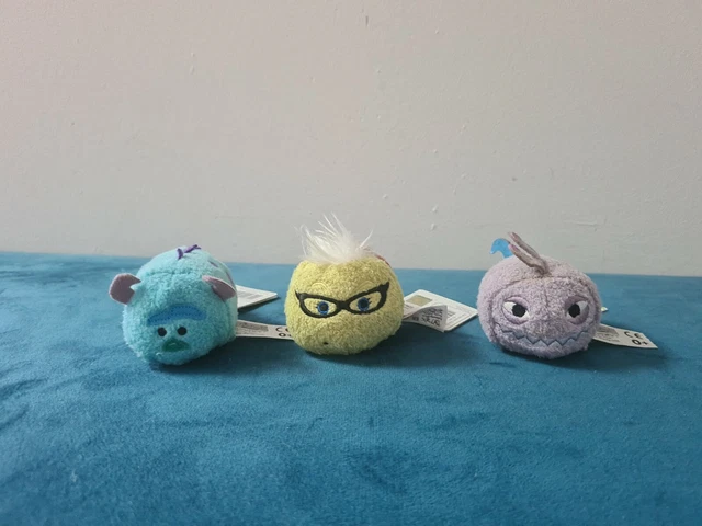 DISNEY /PIXAR MONSTERS Inc Tsum Tsum Roz, Sully, Randall Soft Toy Plush ...