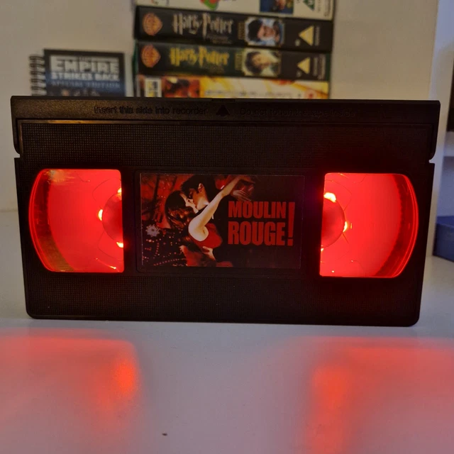 MOULIN ROUGE LED VHS Video Tape Lamp Birthday Christmas Gift Ideas ...