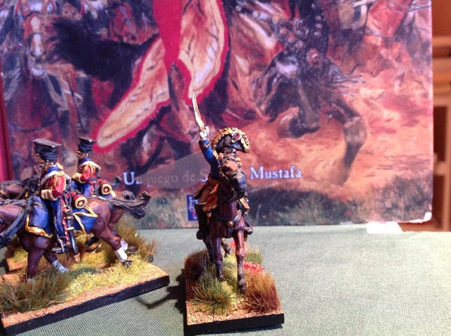 28MM PERRY MINIATURES french Napoleonic Imperial Red Lancers with sword ...