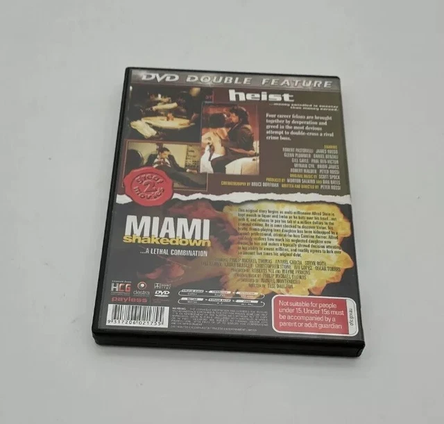 HEIST + MIAMI Shakedown DVD Double Feature $4.00 - PicClick AU