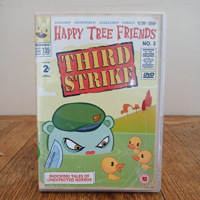 HAPPY TREE FRIENDS Volume 3 Third Strike DVD (2005) Rhode Montijo cert ...