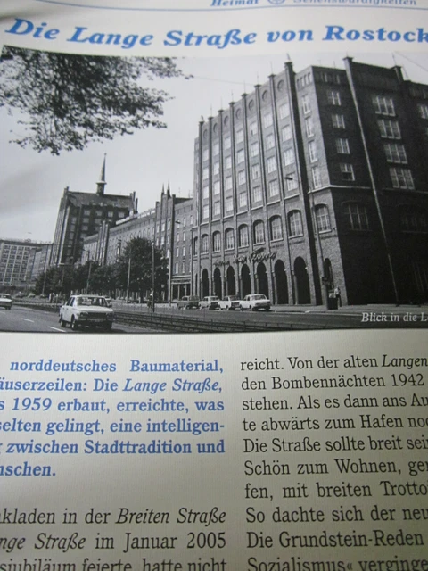 DAS WAR DIE DDR N Heimat Sehenswürdigkeiten Die Lange Straße von Rostock EUR 3,91 - PicClick DE
