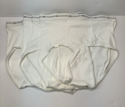 3 PAIRS VINTAGE "Bvd" Men's White Combed Comfort Cotton Underwear ...